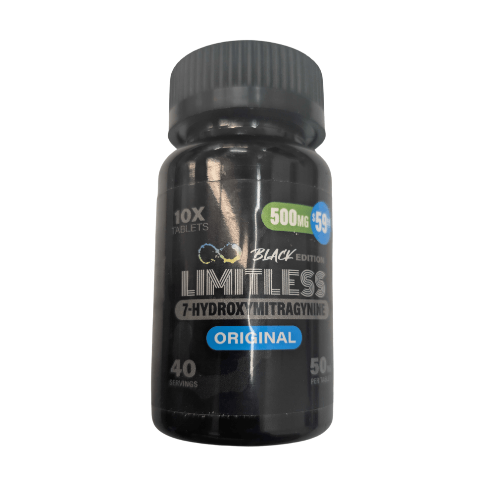 Limitless Black Edition 7-OH Tablets (500mg - 10 Count) | 7OH.com